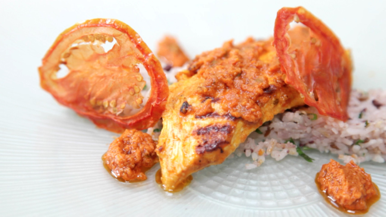 Chicken Tikka with Sun Dried Tomato - Cooking Videos | Grokker