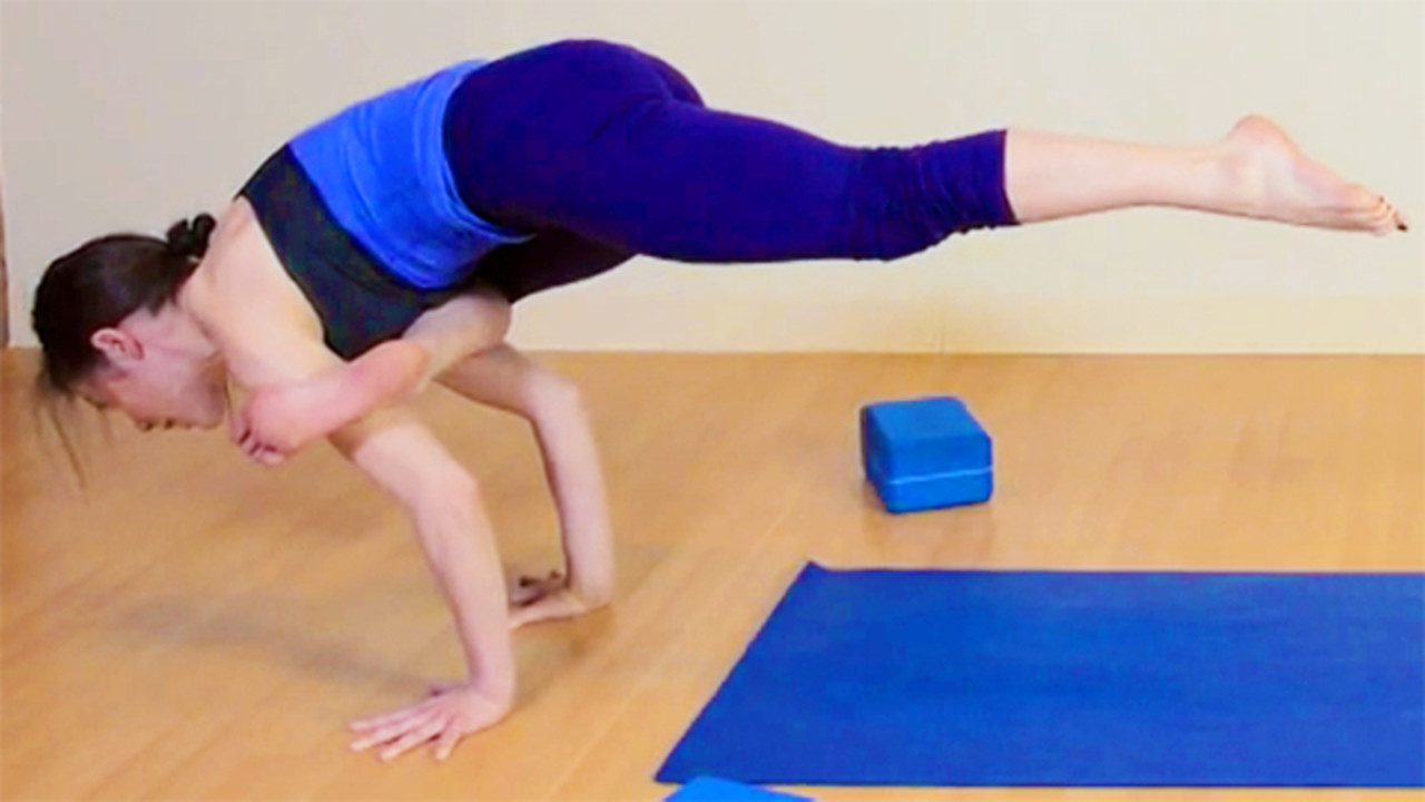 Arm Balancing - Flying Crow Pose - Yoga Videos | Grokker
