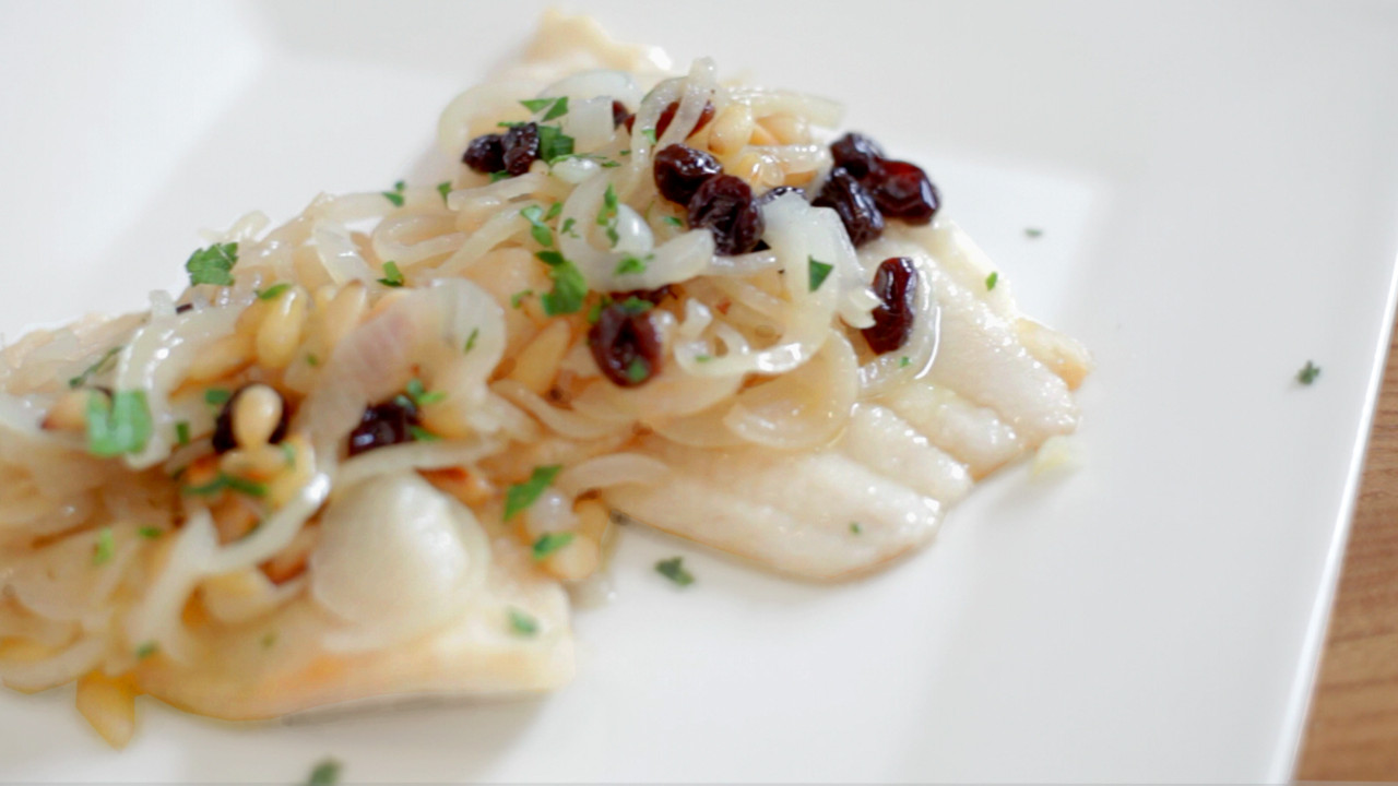 Venetian Sole in Agrodolce Sauce - Cooking Videos | Grokker