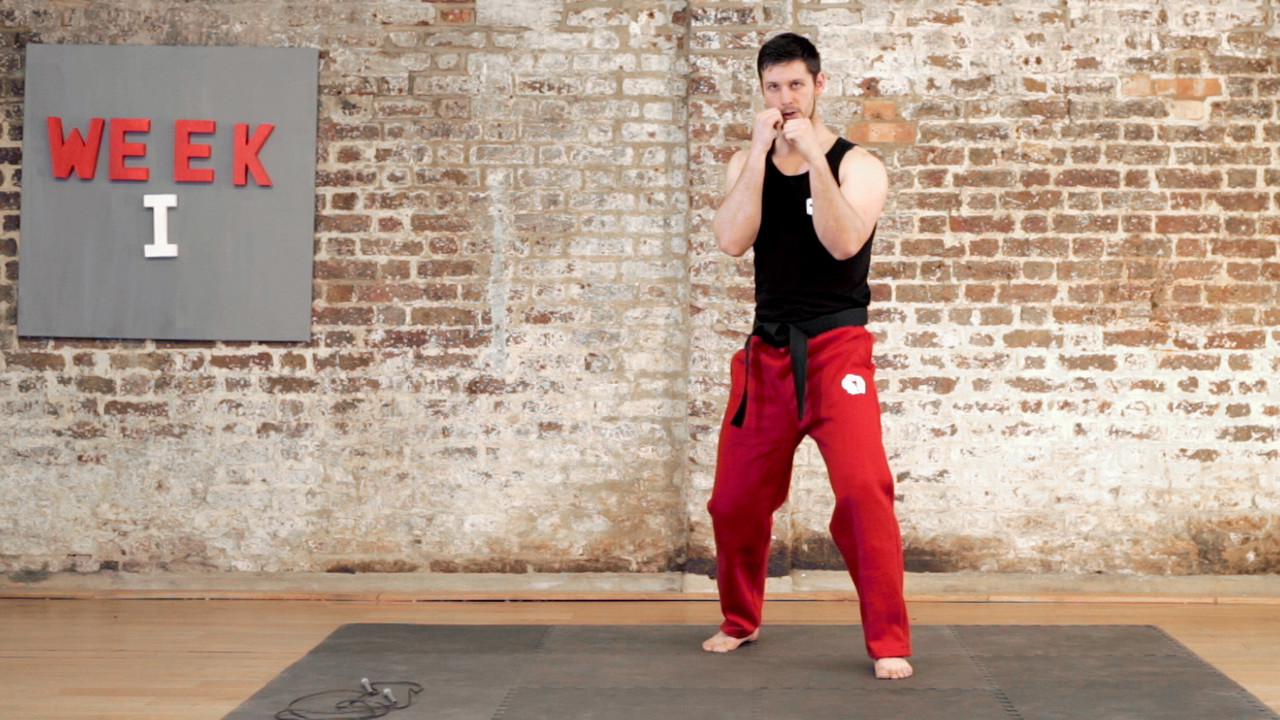 Basic Combos & Front Kicks - Week One Workout Two - Fitness and ...