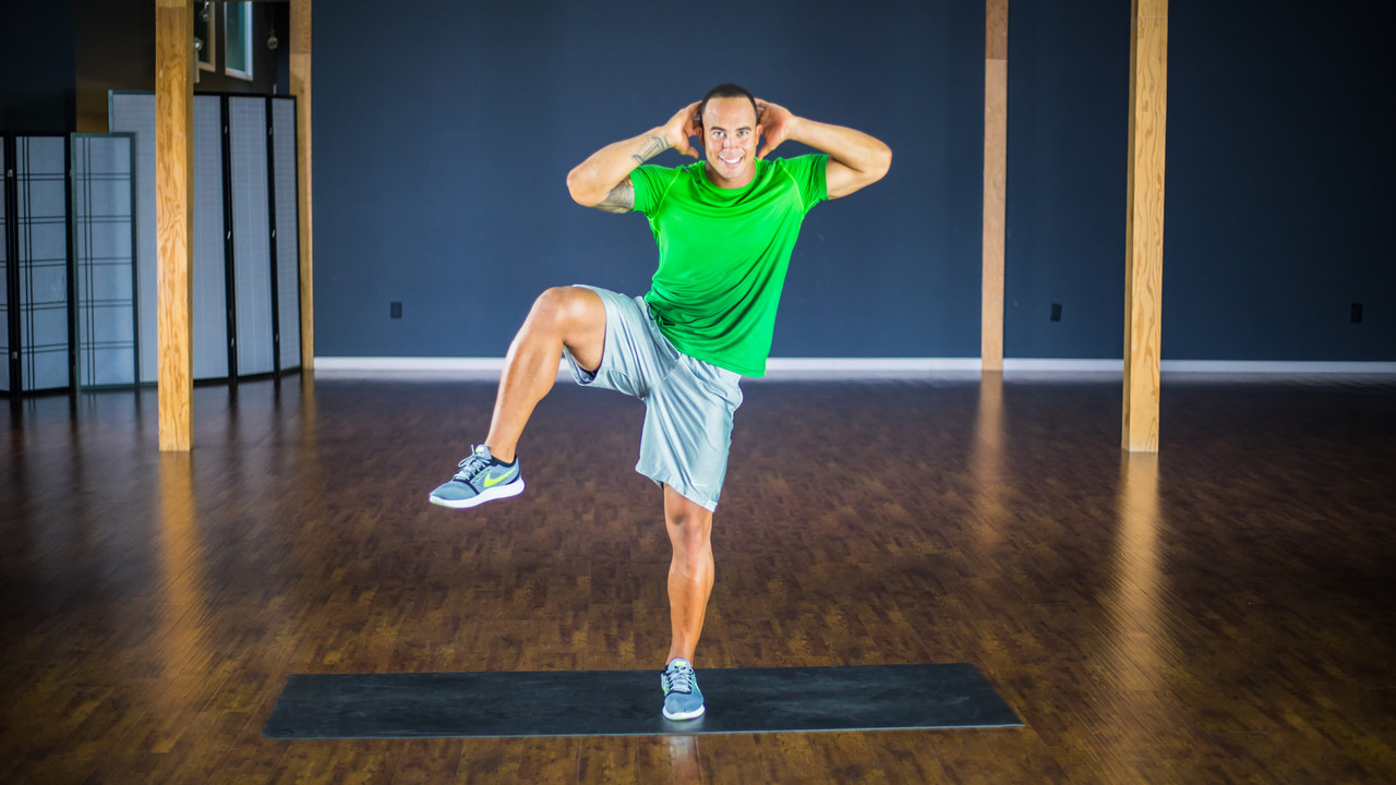 Bodyweight Cardio + Core #3 - Fitness and Exercise Videos | Grokker