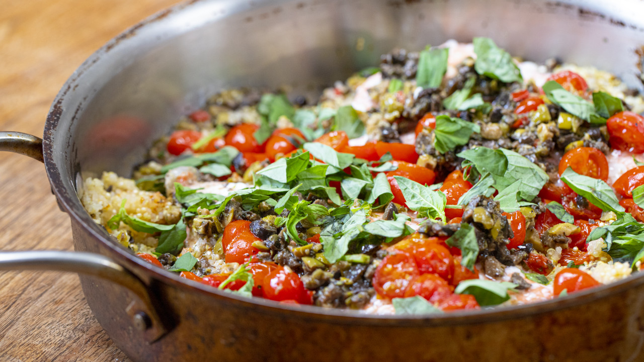 One-Pan Mediterranean Fish - Cooking Videos | Grokker