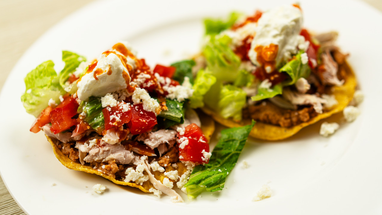 Tostada Salad Stack - Cooking Videos | Grokker